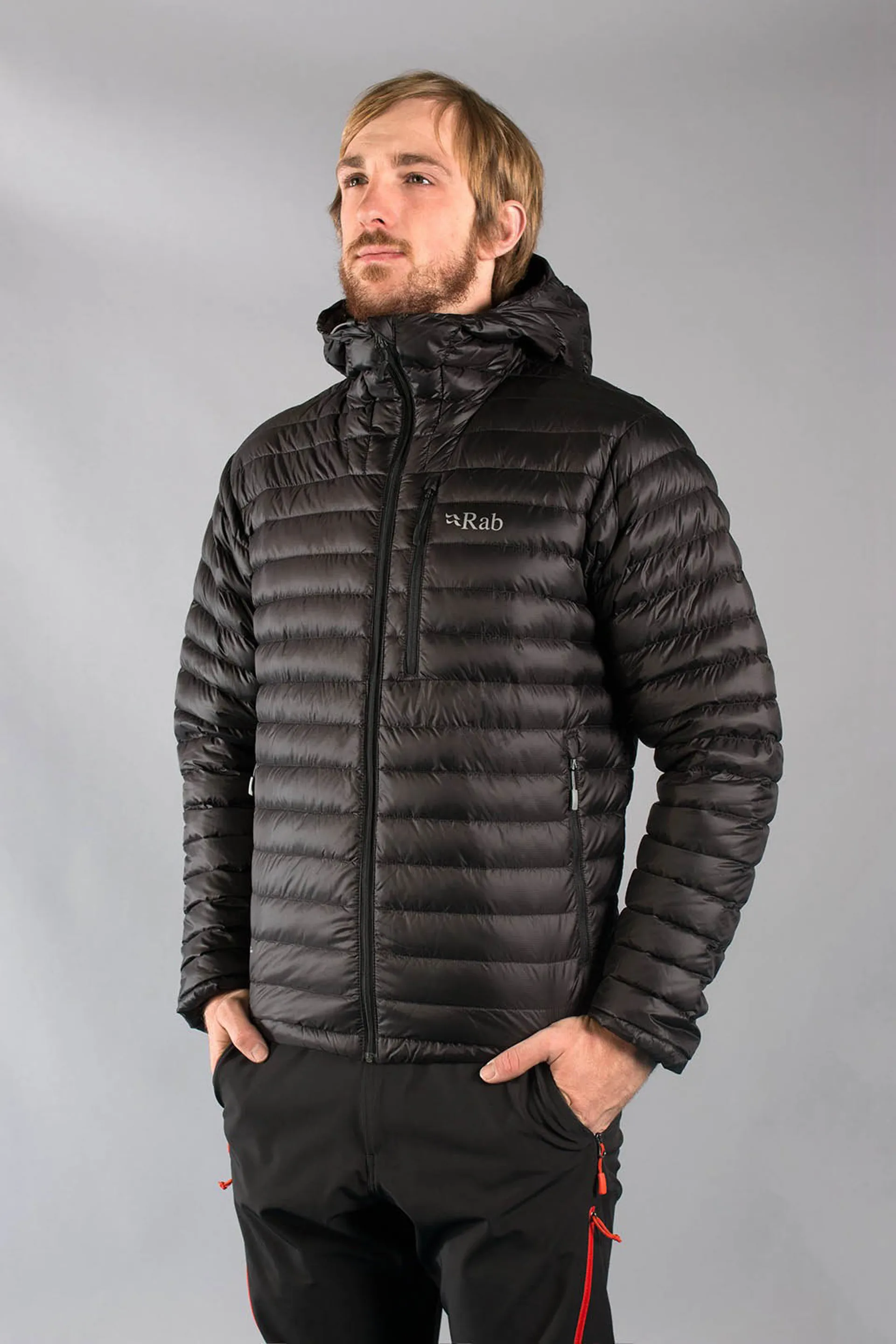 Rab Mens Microlight Alpine Jacket Steel