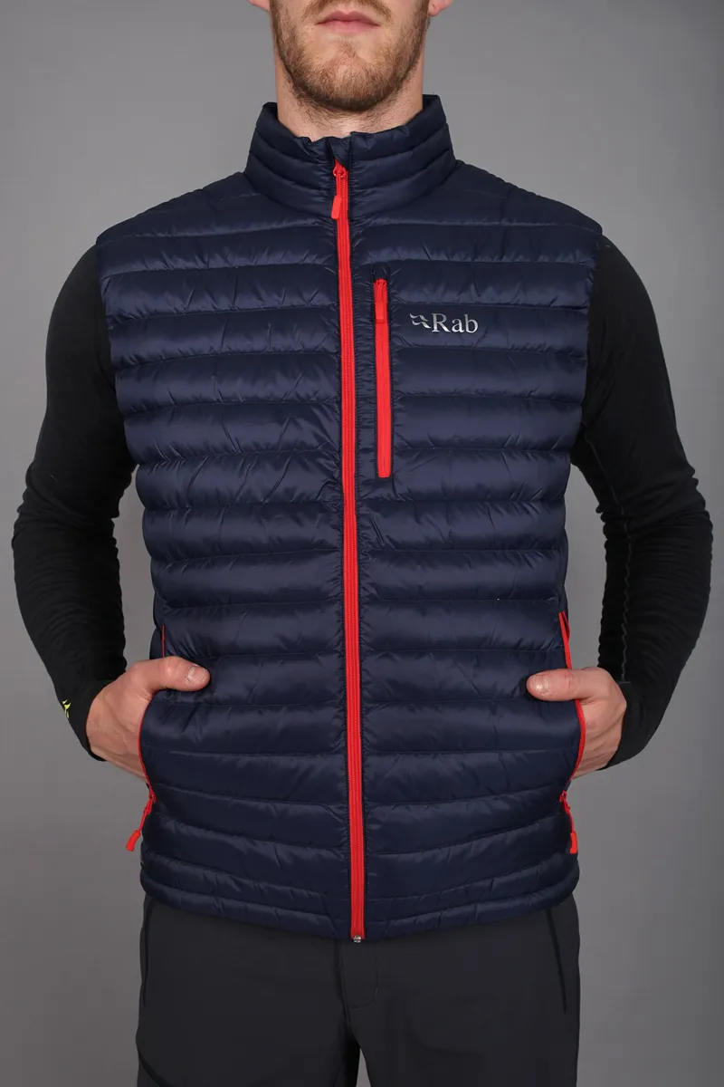 Rab | Mens | Microlight | Vest | Steel