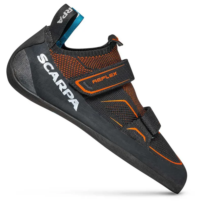 Scarpa Mens Reflex V Climbing Shoe Black Flame