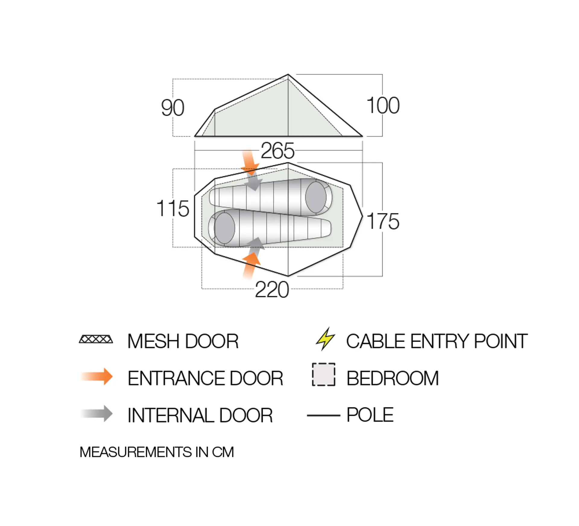 Vango | Banshee | Pro | 200 | Pamir Green