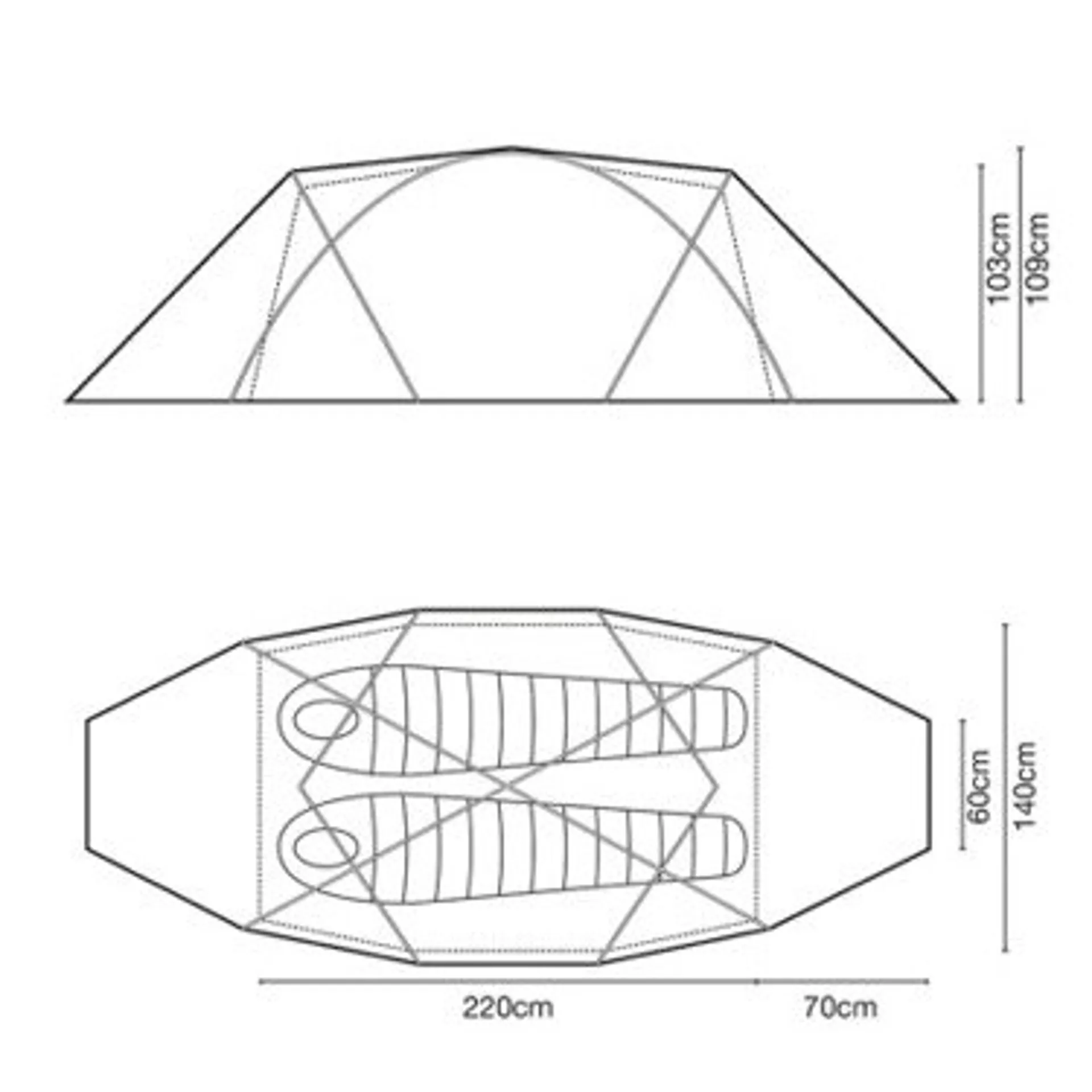 Wild Country | Trisar | 2D | Tent | Green