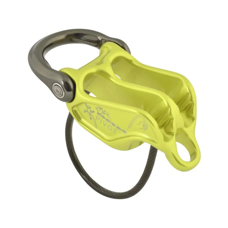 DMM Pivot Belay Device Lime Green
