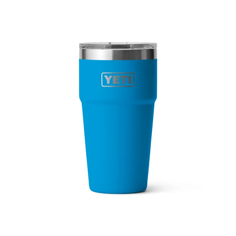 YETI Rambler 20oz Stackable Cup Big Wave Blue