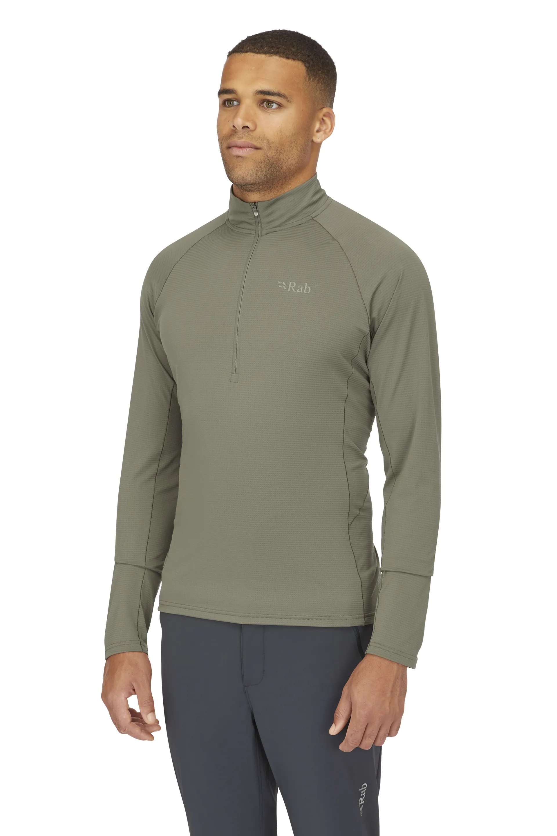 Rab Men's Sonic LS Zip Light Khaki